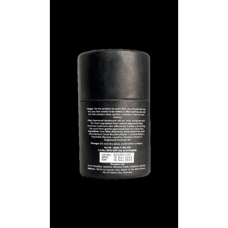 NATURAL DEODORANSTICK AGARWOOD PURE OIL